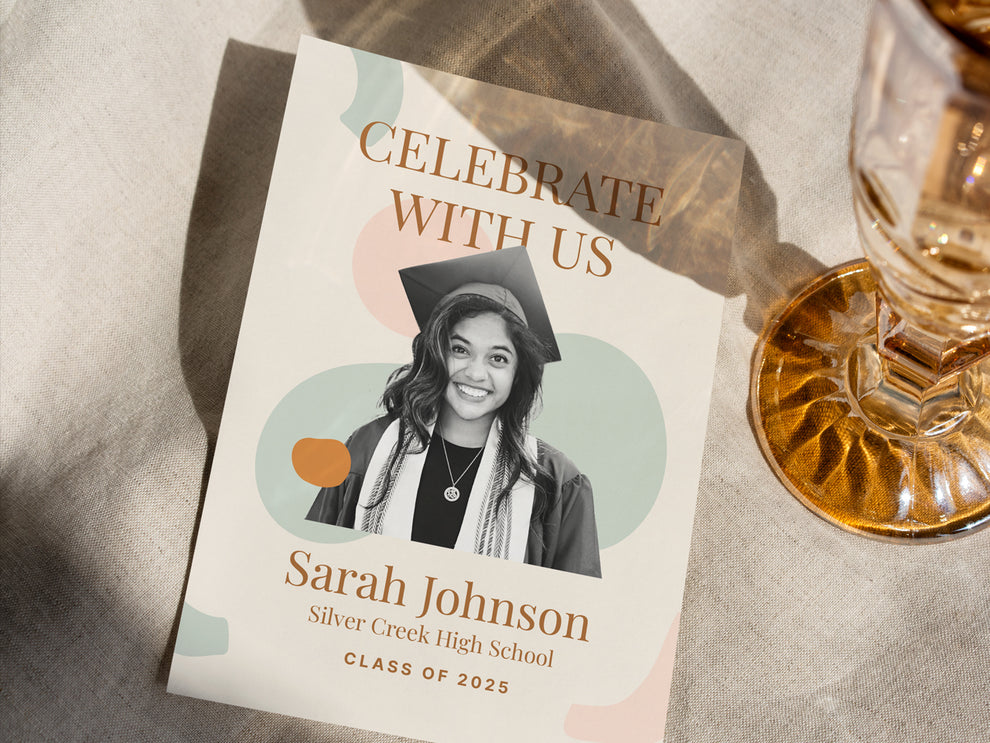 Boho Graduation Announcement Cards [Personalizable] – Sungy Side Up